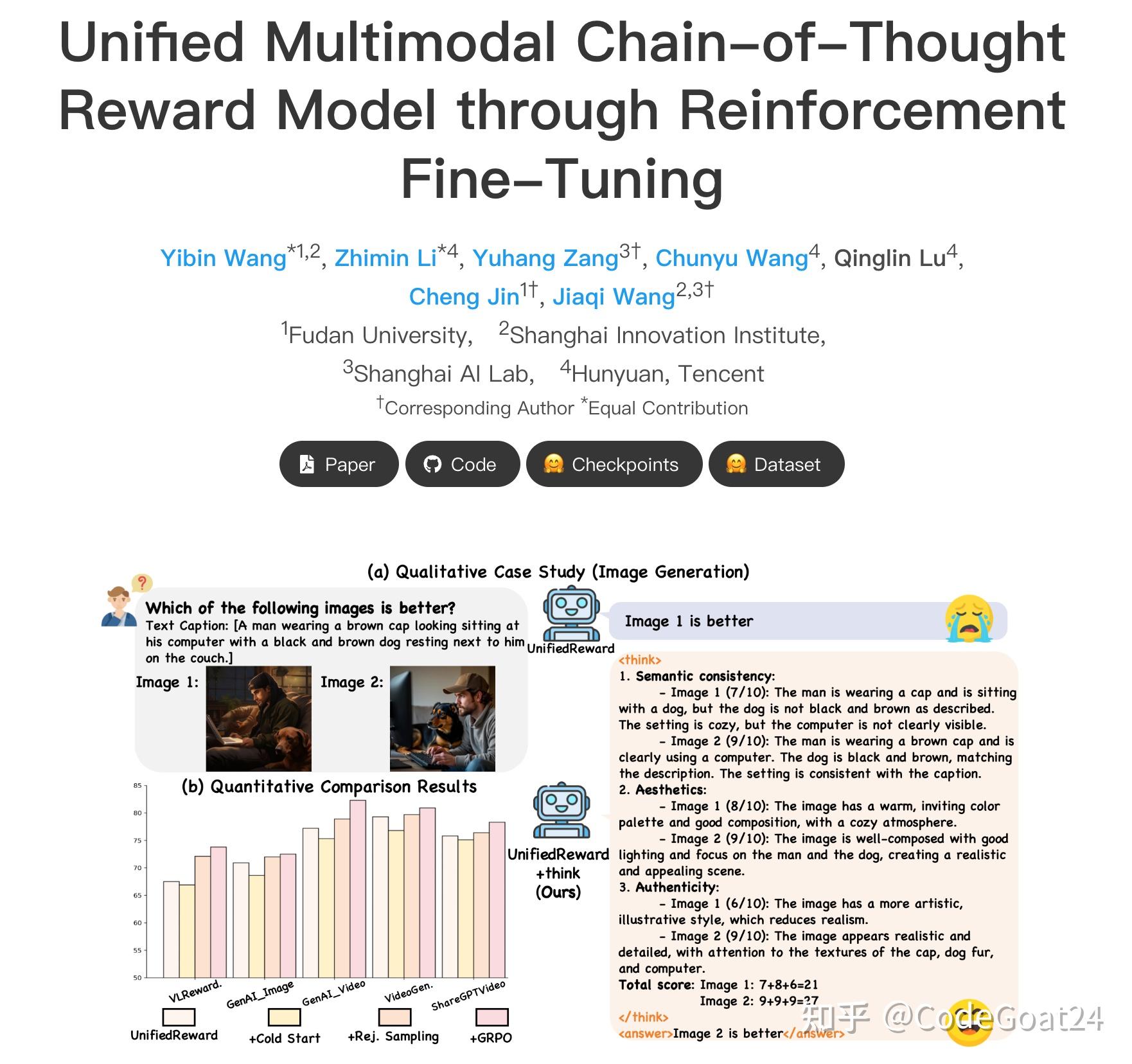 [NeurIPS 2025] UnifiedReward-Think｜首个多模态统一CoT奖励模型 - 知乎