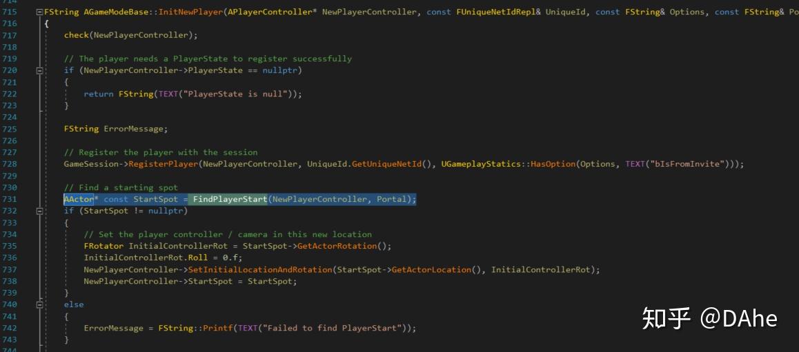 UE4.24源码分析 - PlayerStart - 知乎