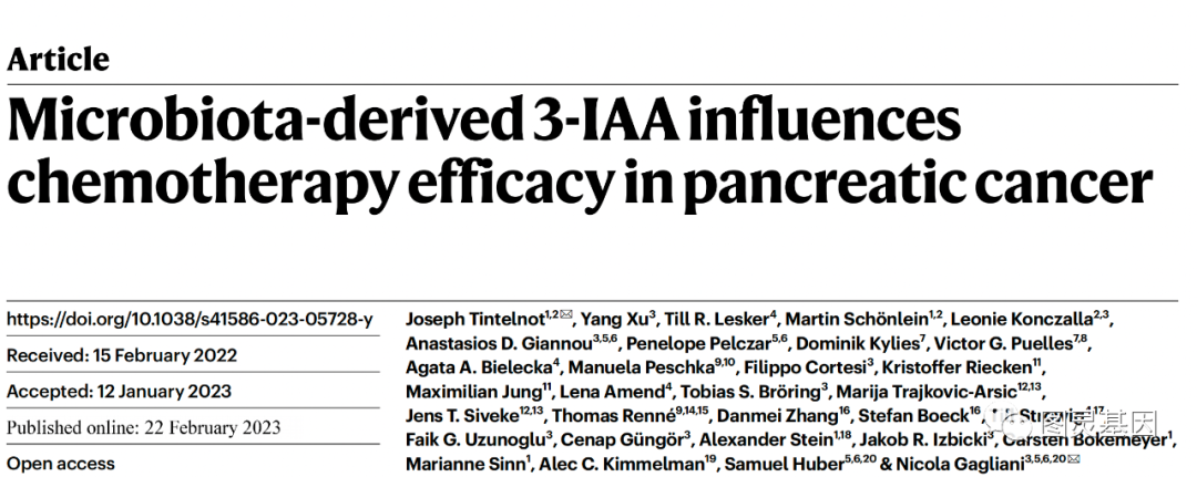 Nature | 肠道菌群代谢物扩大化疗效果，饮食干预可辅助治疗癌症 - 知乎