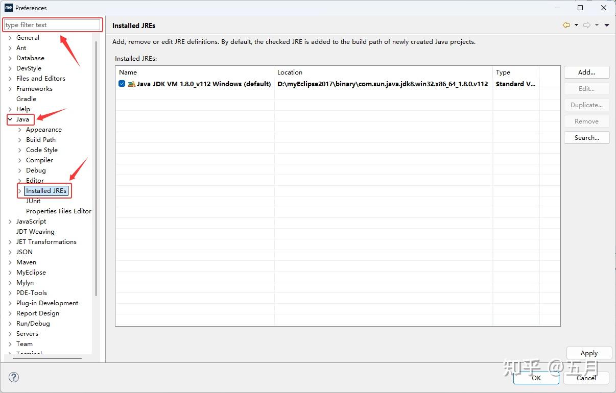 Java开发, 在myeclipse中配置jdk, 图文并茂超详细小白保姆级教程 - 知乎