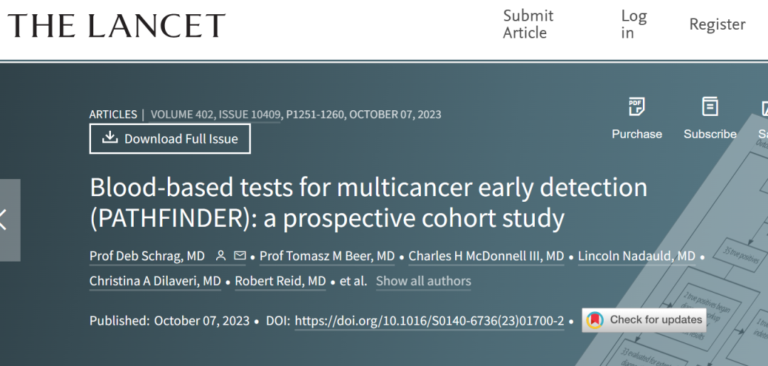 GRAIL在《柳叶刀》公布PATHFINDER最终研究成果 - 知乎