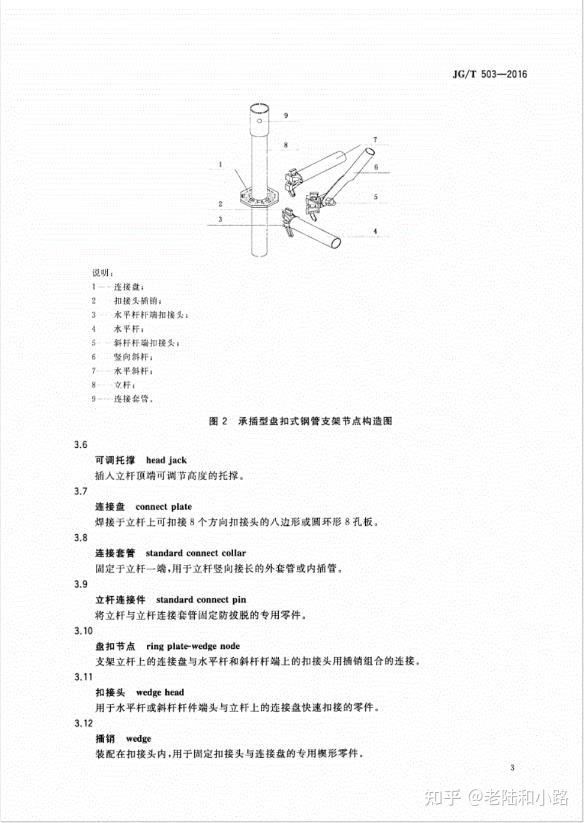 《承插型盘扣式钢管支架构件》JG/T503-2016 - 知乎