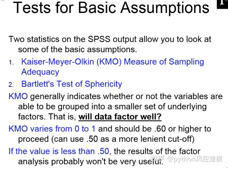 python实战因子分析和主成分分析 - 知乎