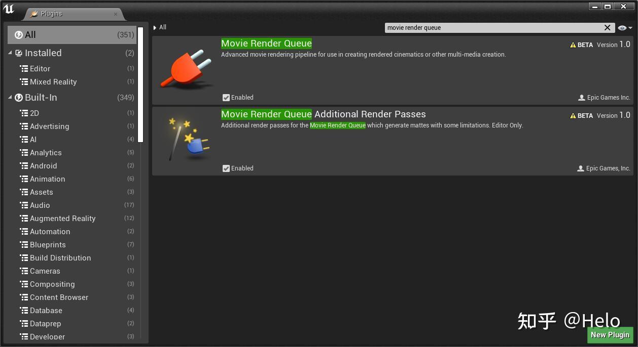 在UE4中使用电影渲染队列 —— Use Movie Render Queue in UE4 - 知乎