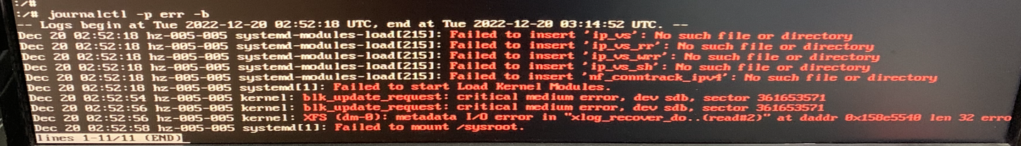 CentOS7 无法启动，enter emergency mode 报错 Failed to mount /sysroot 解决方法 - 知乎