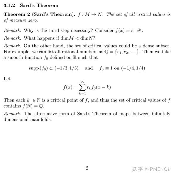 “分析”的小小思考13|Sard's Theorem及应用(1) - 知乎