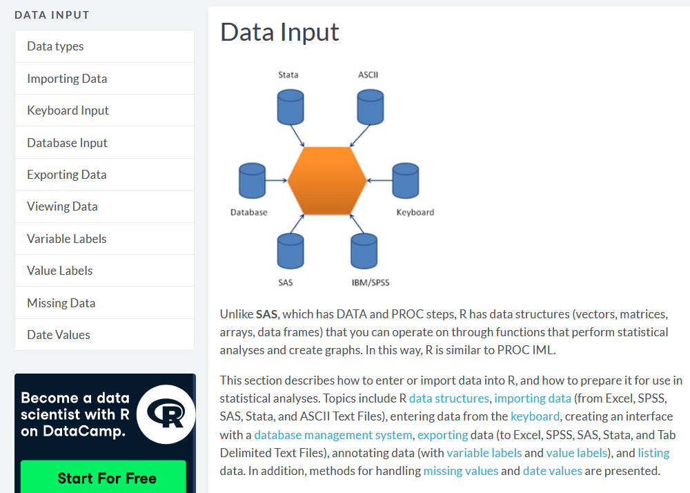 Quick-R网站带你学习R语言统计分析及绘图 - 知乎