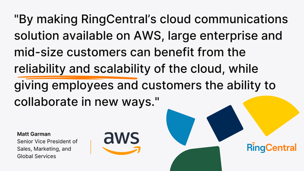 RingCentral与AWS达成战略合作 - 知乎