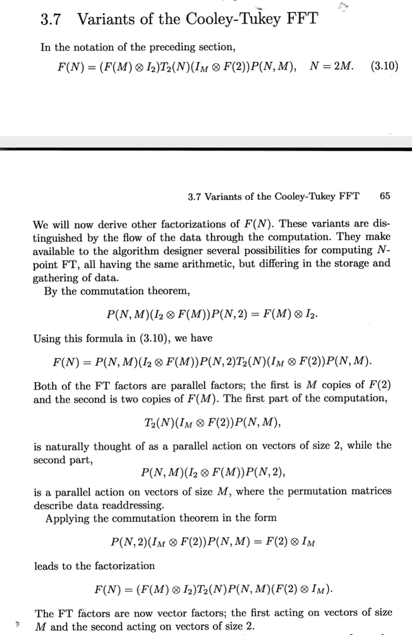 [搬运] Cooley-Tukey FFT算法 （Tensor Product 描述) - 知乎