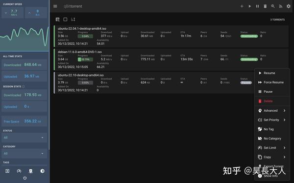 【BT下载】qBittorrent界面美化之VueTorrent（适配手机UI） - 知乎
