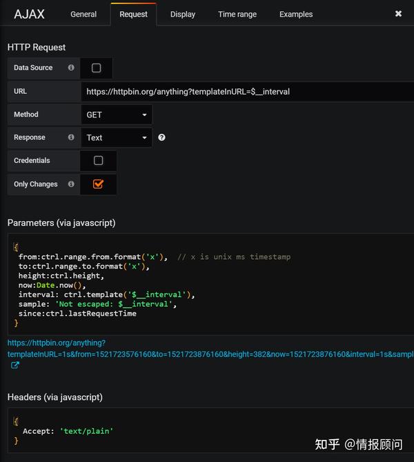 Grafana Panel Plugins 最全合集 - part1 - 3D地球仪、SVG、AJAX、注释、指示器、ECharts、弧形 ...