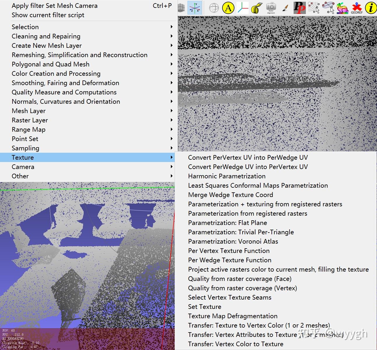 MeshLab Filters菜单中文对照 - 知乎