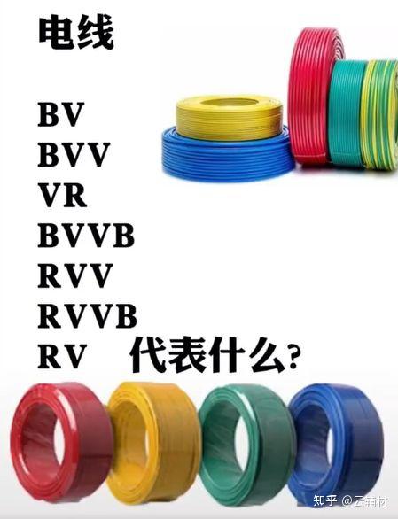 家装电线BV、RV、BVR、RVV、BVVB有何区别? - 知乎