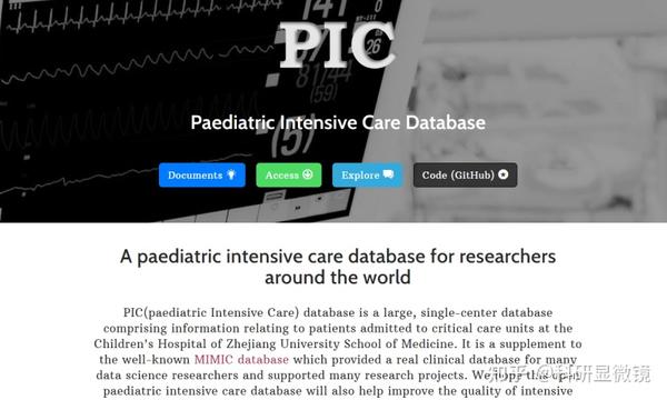 临床重症医学数据库，除了MIMIC，这几个数据库你都知道吗？ - 知乎