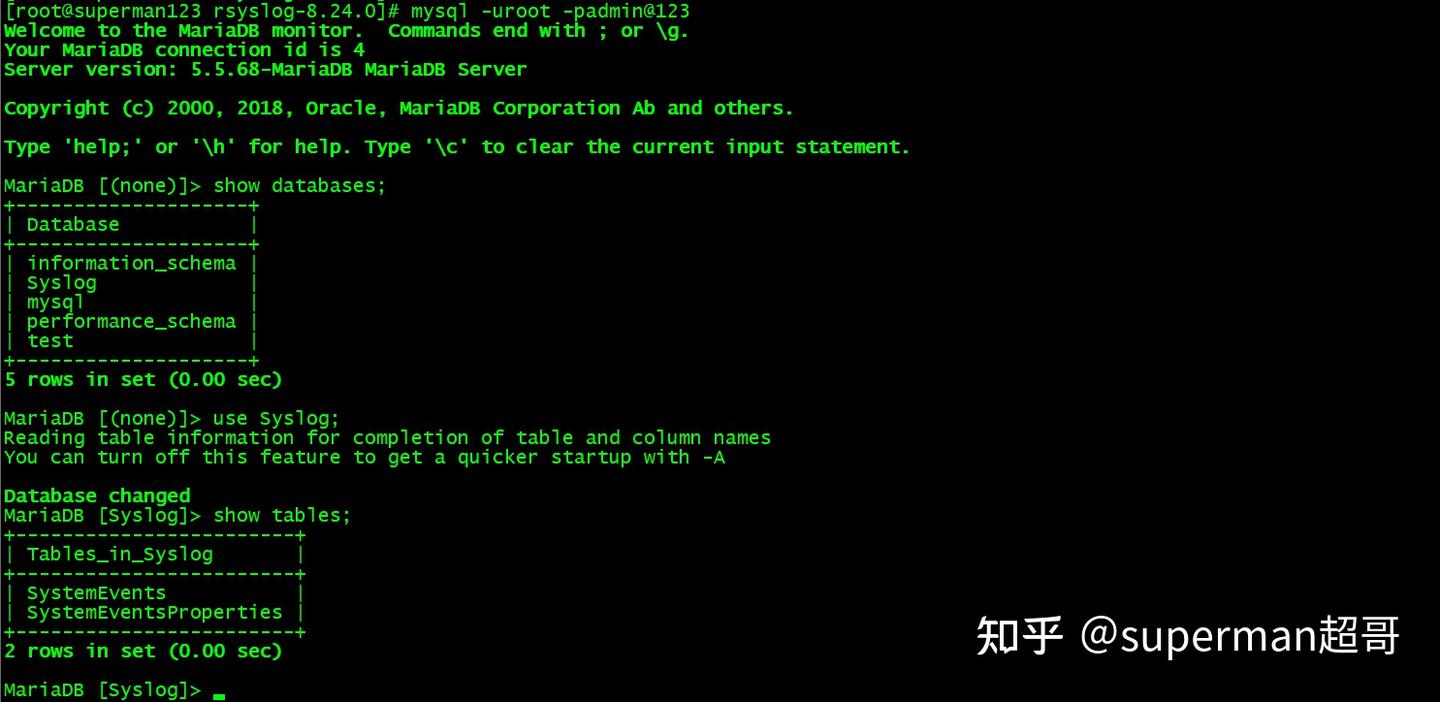 Linux Rsyslog+LogAnalyzer+MariaDB部署日志服务器 - 知乎