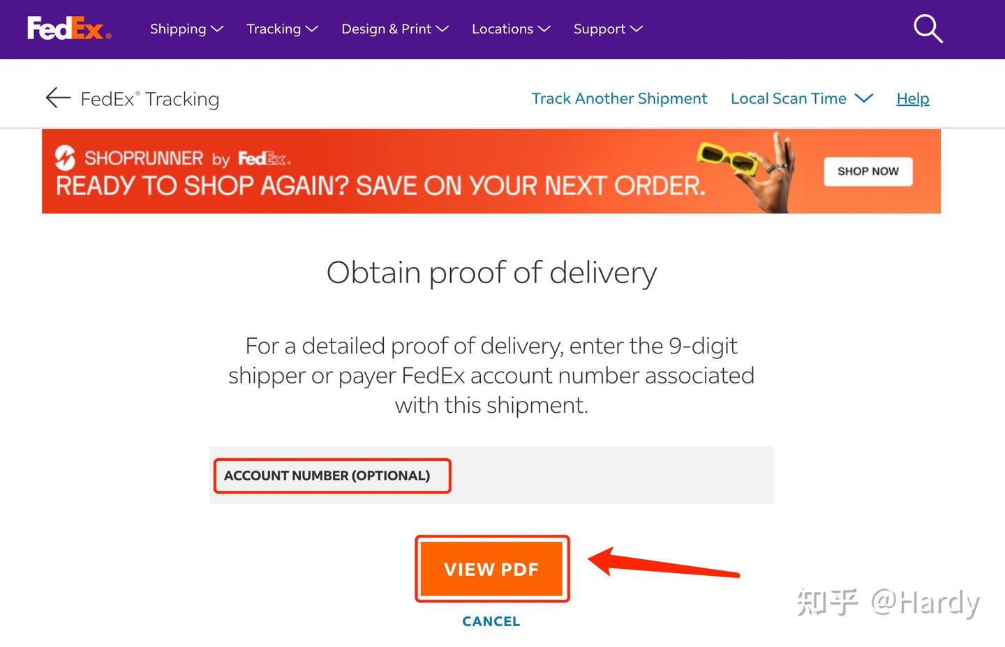 美国Fedex UPS 怎么在官网下载签收证明 POD - 知乎
