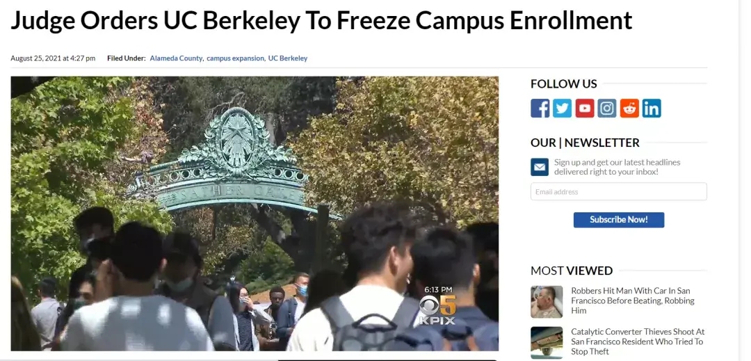 太惨了！UCB因学生多被法院“冻结招生”，罚款8300万美金？ - 知乎