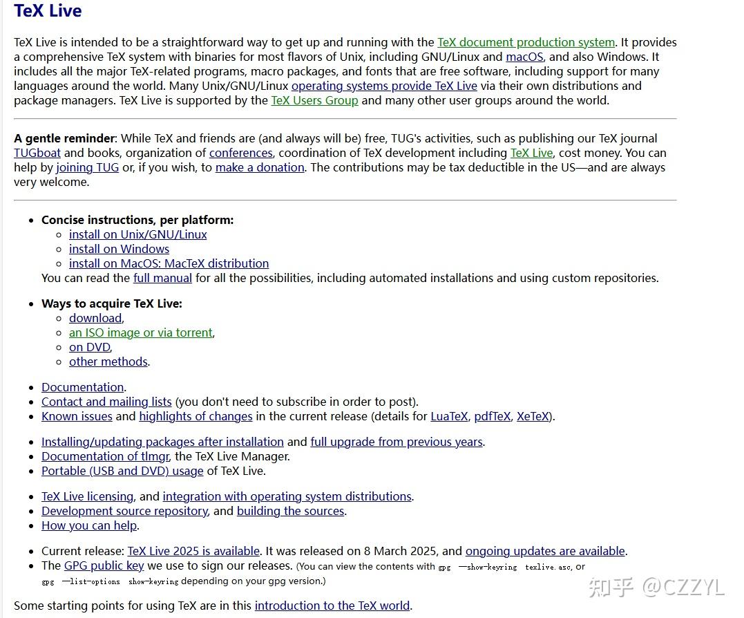 TeX Live 2025+Visual Studio Code安装配置 - 知乎
