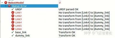 ROS报错处理1：因为不同版本（由Melodic-->Noetic）带来的No transform from [Link1] to [dummy_link]类似报错的一种可行解决方法 - 知乎