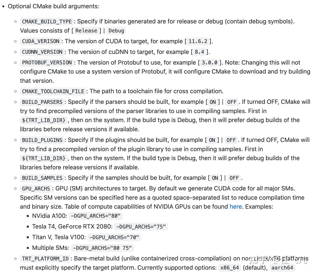 centos7 TensorRT源码编译流程 - 知乎 centos7 TensorRT源码编译流程 - 知乎