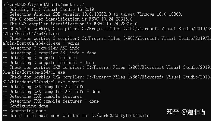 Win10+Vs2019使用CMake自带的ctest进行简单测试 - 知乎
