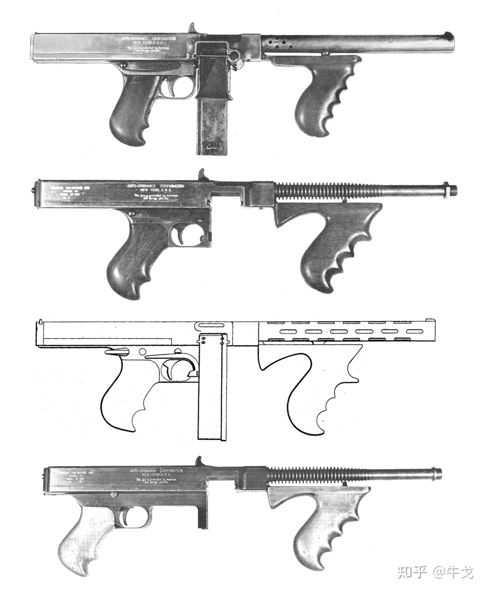 汤姆逊冲锋枪有多少型号，如何辨别 - 知乎
