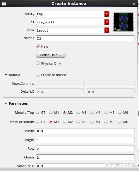 skill：layout pcell via设计 - 知乎