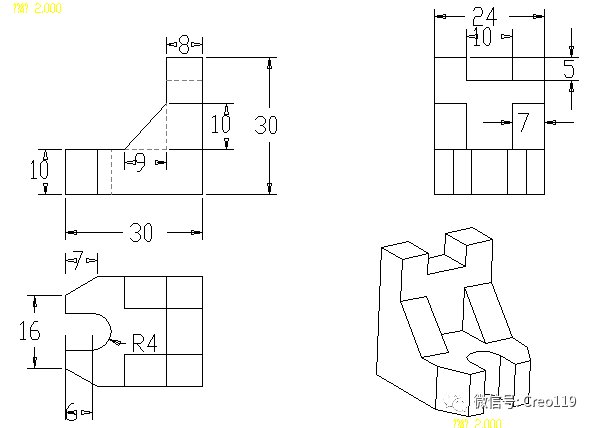 Proe（Creo）经典练习图 - 知乎