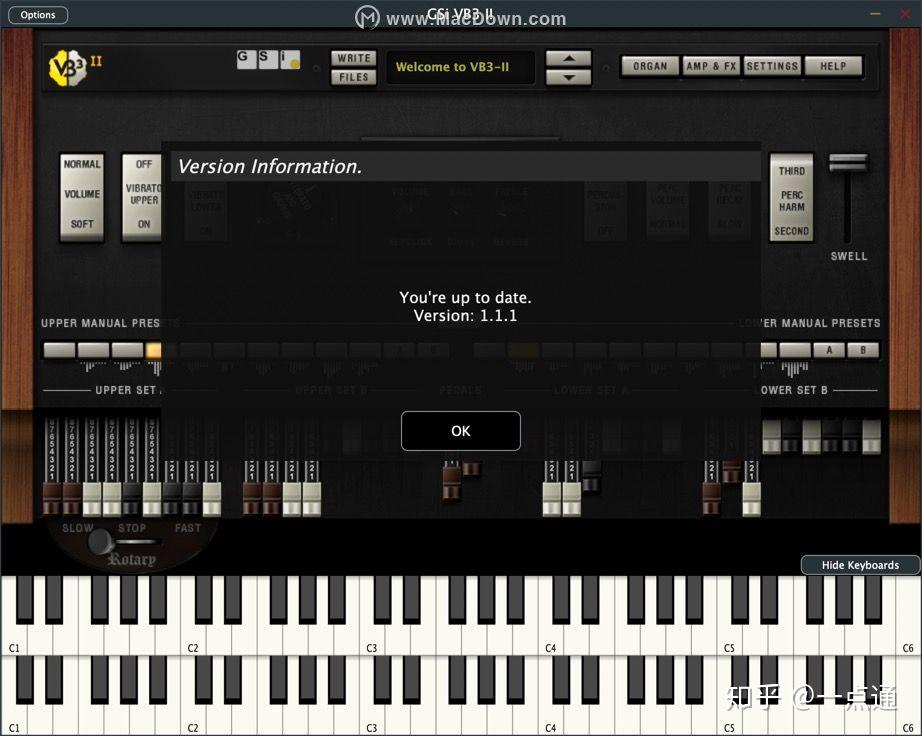 GSi VB3-II Mac(Hammond B3模拟器) - 知乎