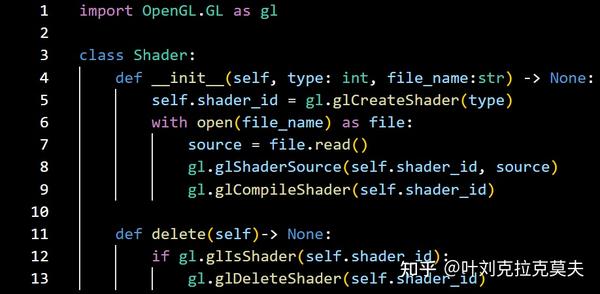 用python和opengl探索数据可视化（基础篇） 重构代码组织opengl核心对象包pygl 知乎