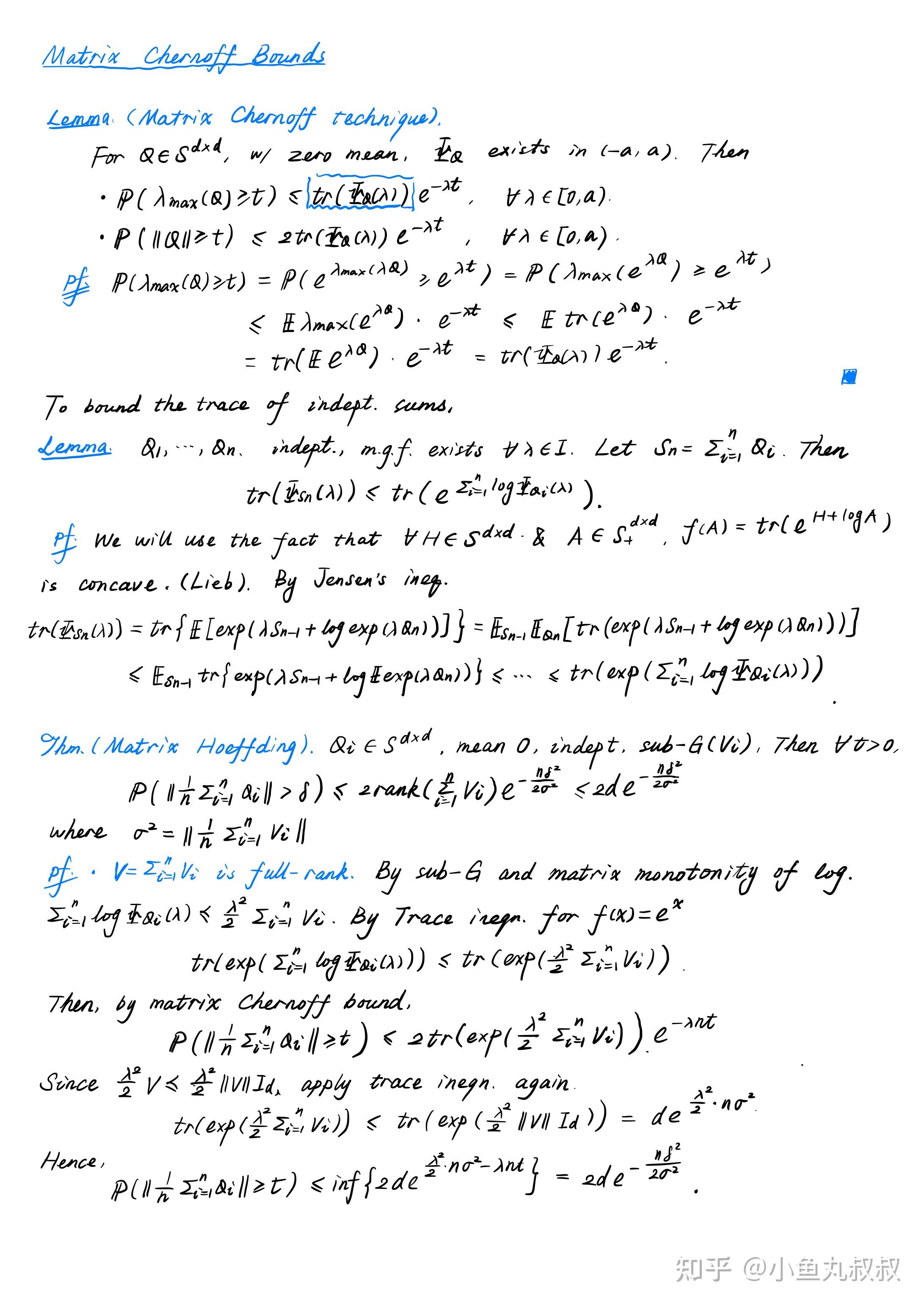 Lecture 3 随机矩阵 Random Matrix - 知乎