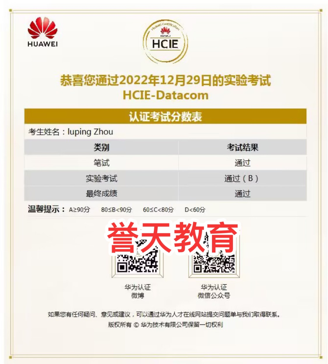 HCIE-Datacom 凌云百强——誉天周同学倾情分享（备考时间：2022年10月28日开始备考，12月29日通过考试） - 知乎