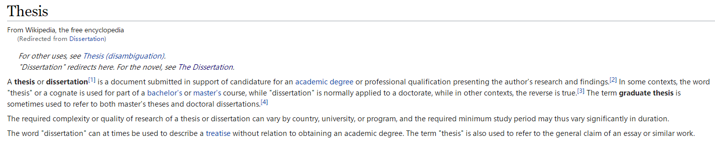 撰写翻译论文时到底应该如何准确区分Thesis，Dissertation和Paper？ - 知乎