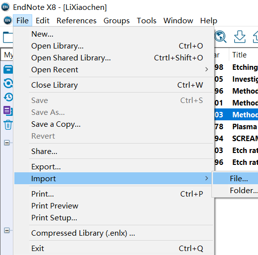 EndNote X8 trick 2 导入txt引用 - 知乎