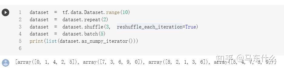 tf的dataset中的shuffle repeat batch的操作顺序的影响 - 知乎