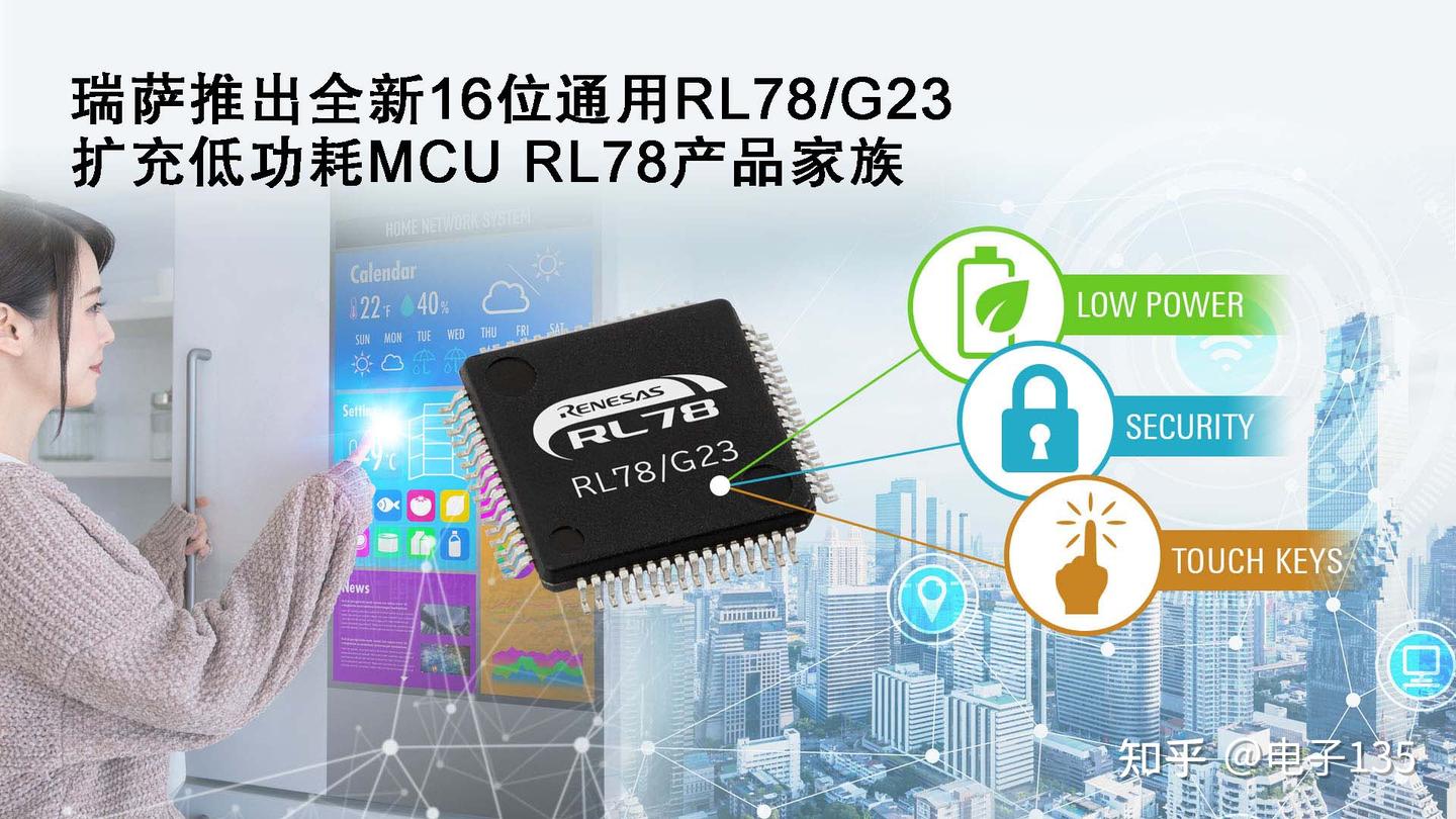 瑞萨电子推出16位通用RL78/G23 扩充低功耗MCU RL78产品家族 - 知乎