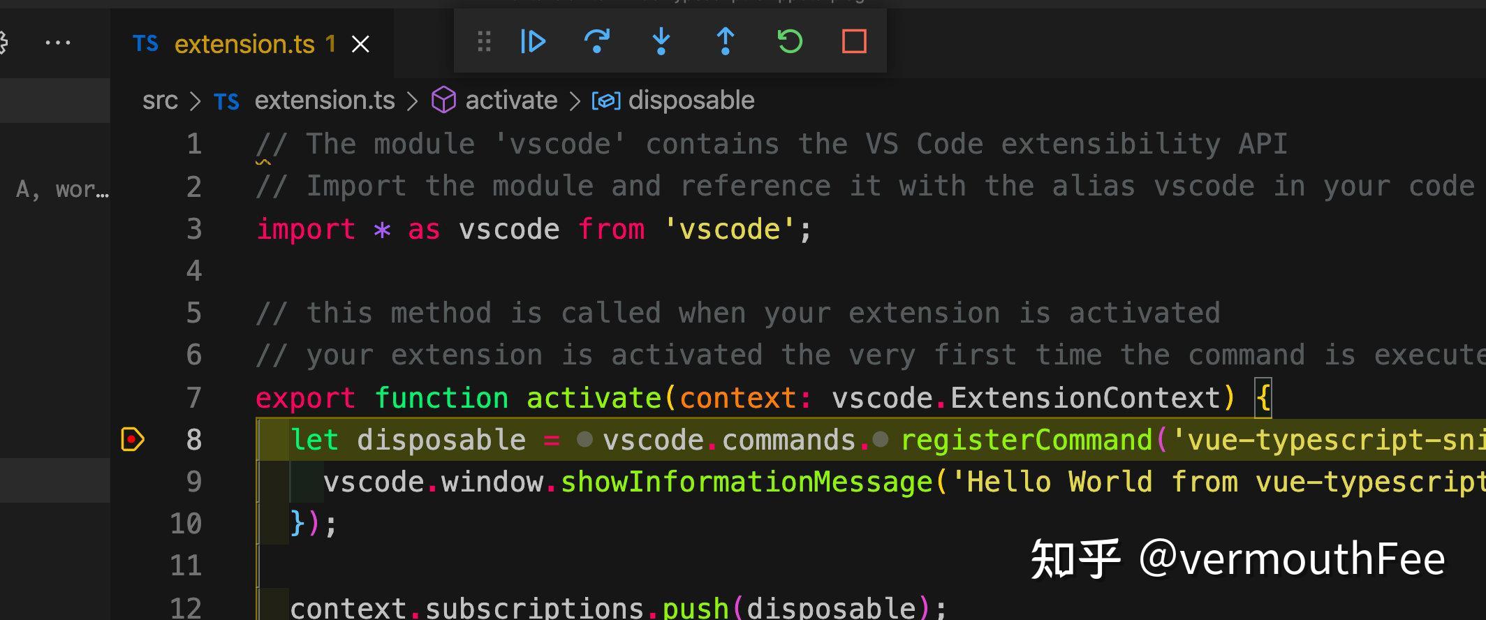 初识 Vscode 插件开发 - 知乎