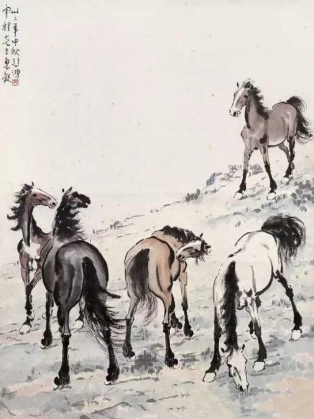 76幅徐悲鸿国画马，名不虚传！