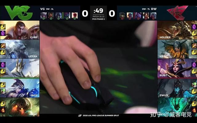威客电竞LOL LPL夏季赛：VG 0-1 RW团战决胜 - 知乎
