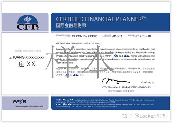 想做理财规划师，CFA、CFP、RFP、CHFP该考哪个证书呢？ - 知乎