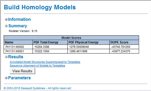 Discovery Studio官方教程（Help-Tutorials）| 同源建模介绍及教程 - 知乎