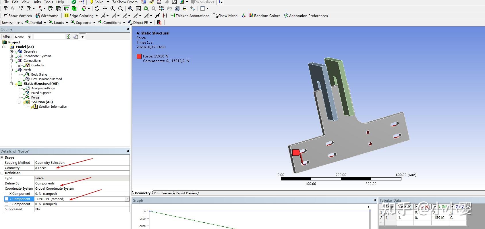 ANSYS workbench保姆级界面简单案例操作 - 知乎