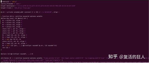 LLVM独立工具以及常用执行命令 - 知乎