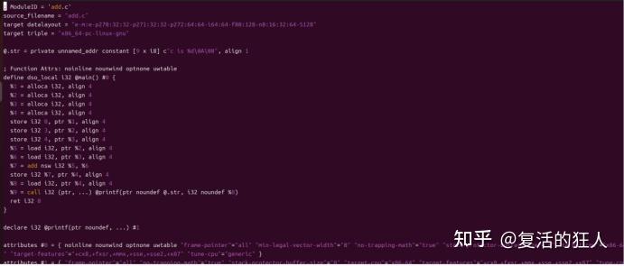LLVM独立工具以及常用执行命令 - 知乎