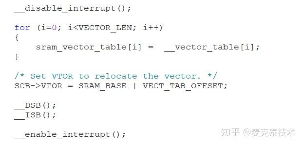 技术文| Cortex-M架构MCU重定位向量表 - 知乎