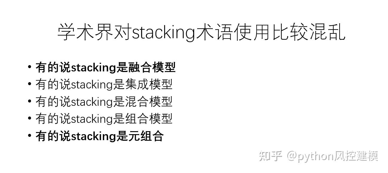 模型竞赛大杀器-融合模型(stacking) - 知乎