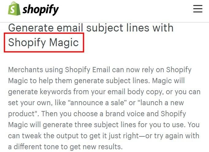 Shopify推出Shopify Magic，提升撰写效率 - 知乎