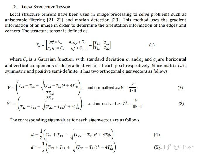 图片的局部结构张量 - 知乎