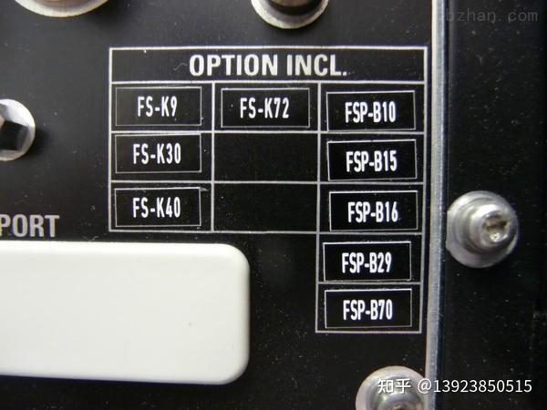 罗德与施瓦茨FSP3,FSP7,FSP13,FSP30,FSP38,FSP40频谱仪还有专用转接头 - 知乎