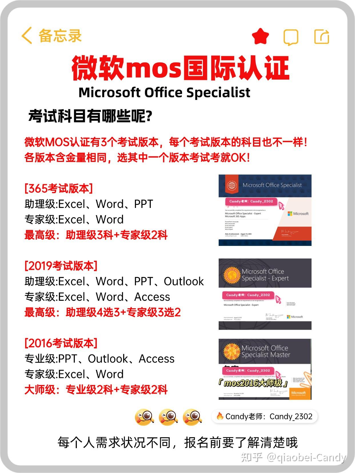 2026年考微软MOS认证先看这篇！ - 知乎